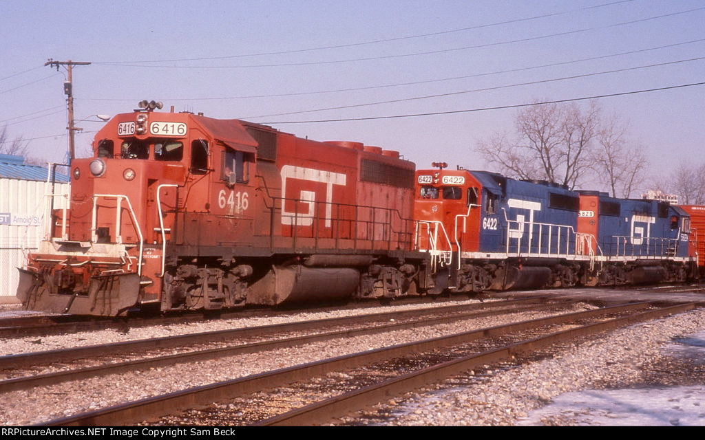 GTW 6416, 6422, and 5829